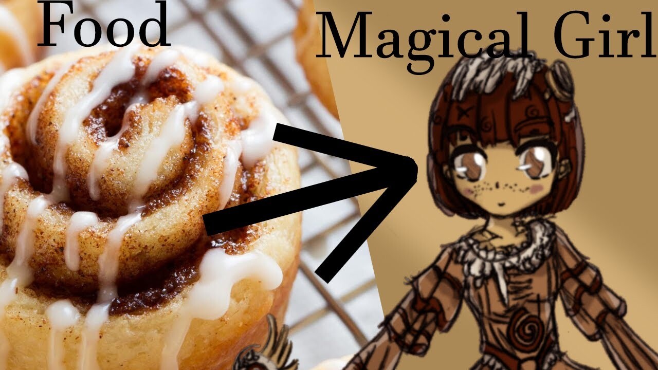 ArtStation - Turning food into magical girls