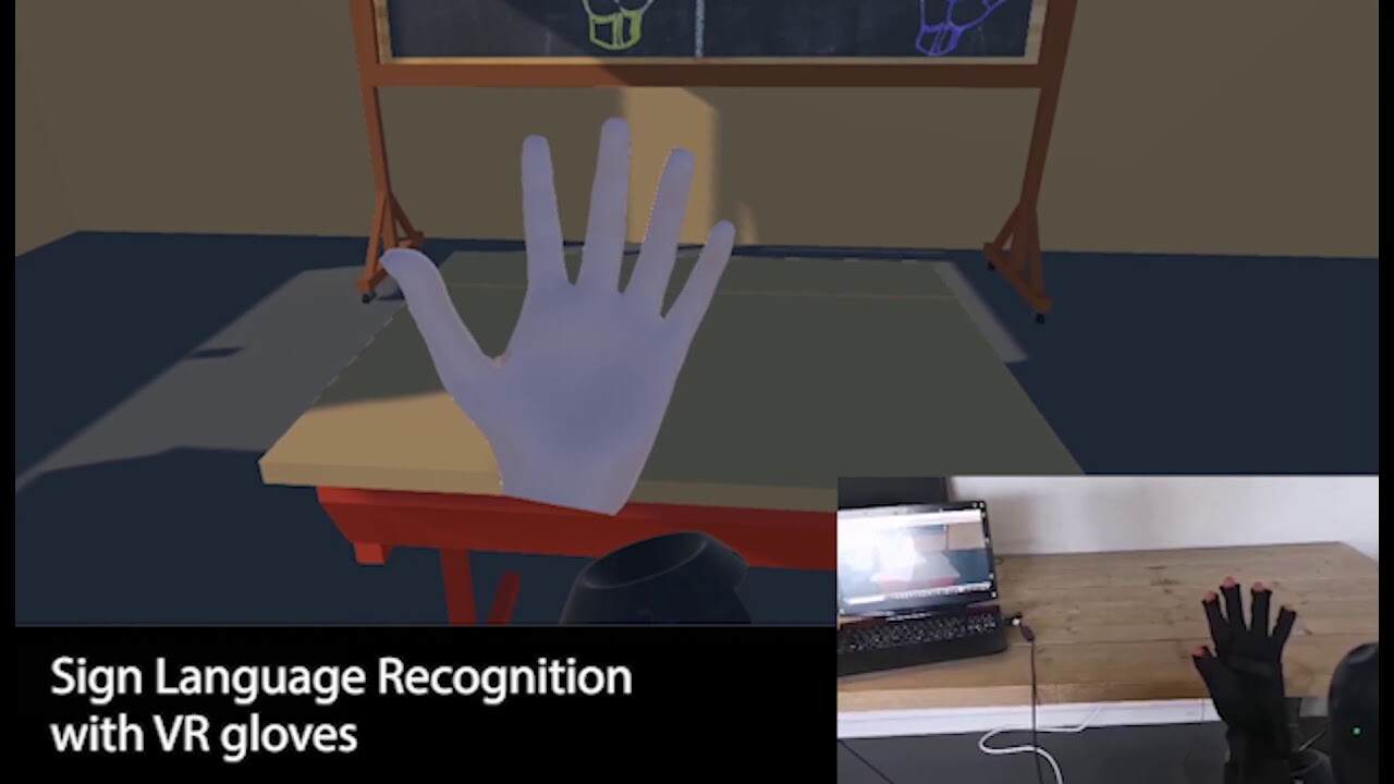 ArtStation - Sign Language Recognition with VR gloves