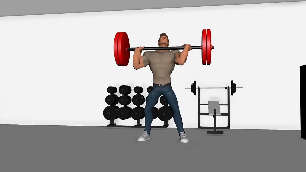 ArtStation - WEIGHT LIFTING ANIMATION