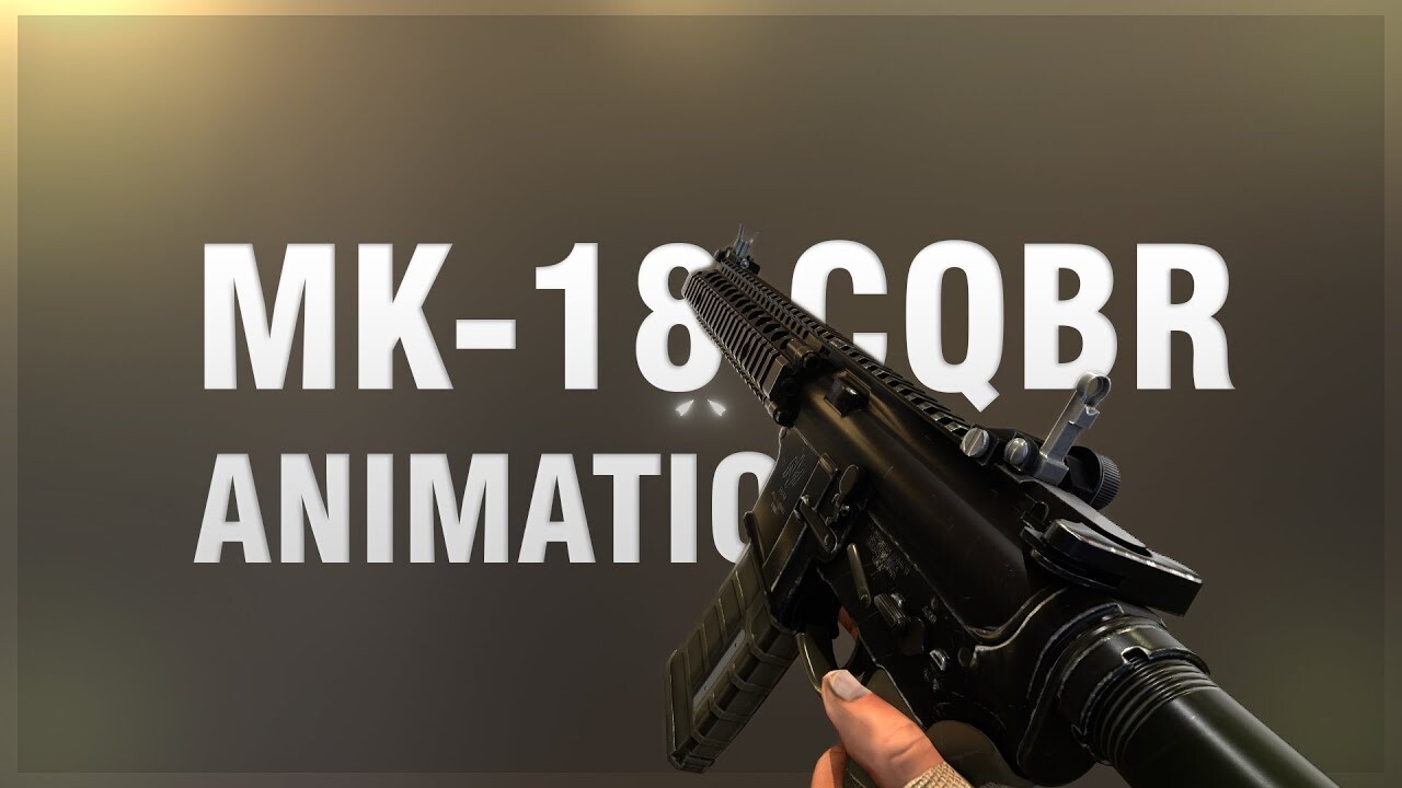 ArtStation - MK-18 CQBR