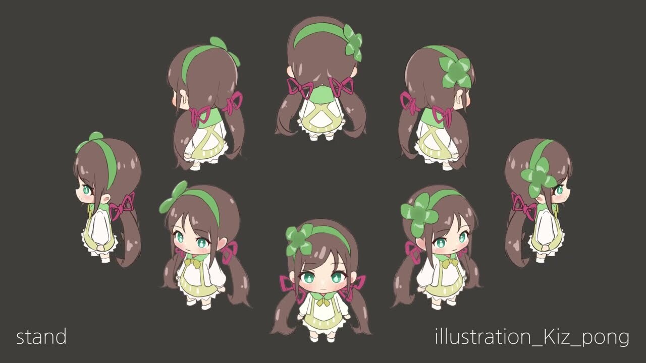 ArtStation - [Spine 2D] 8 direction character