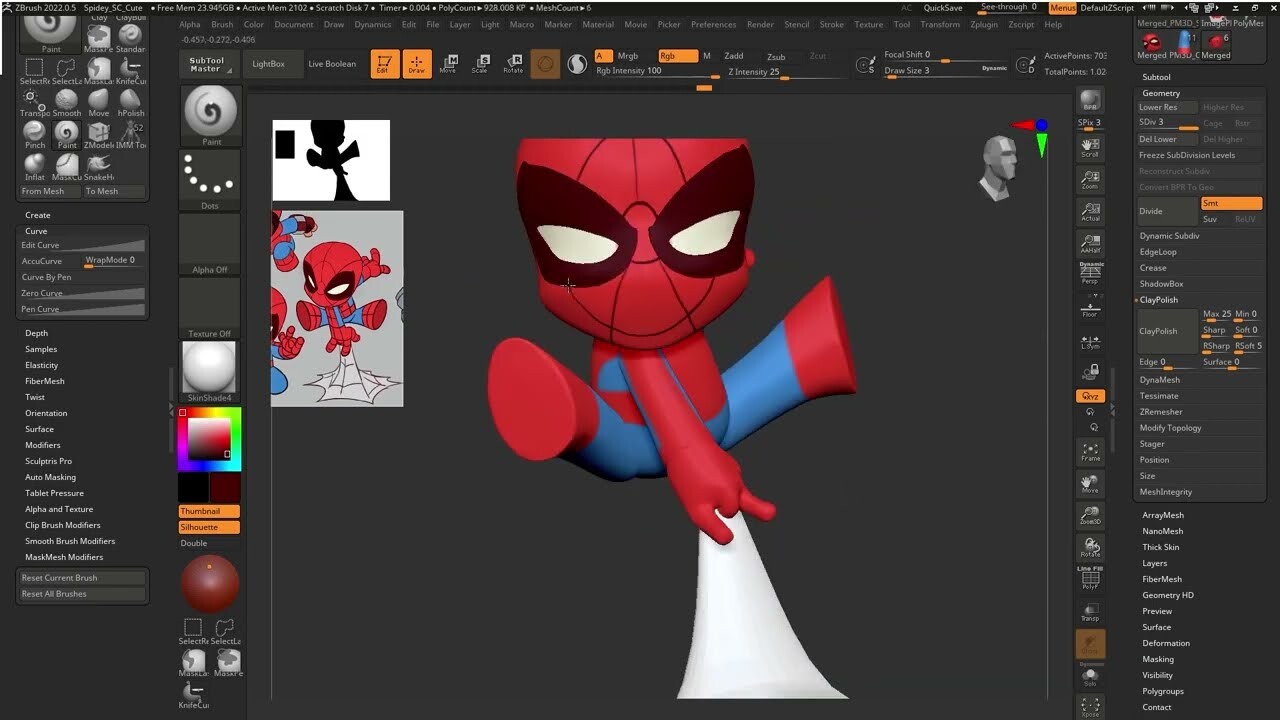 ArtStation - Spiderman Toy Sculpt