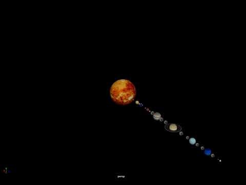 ArtStation - Solar System Maya