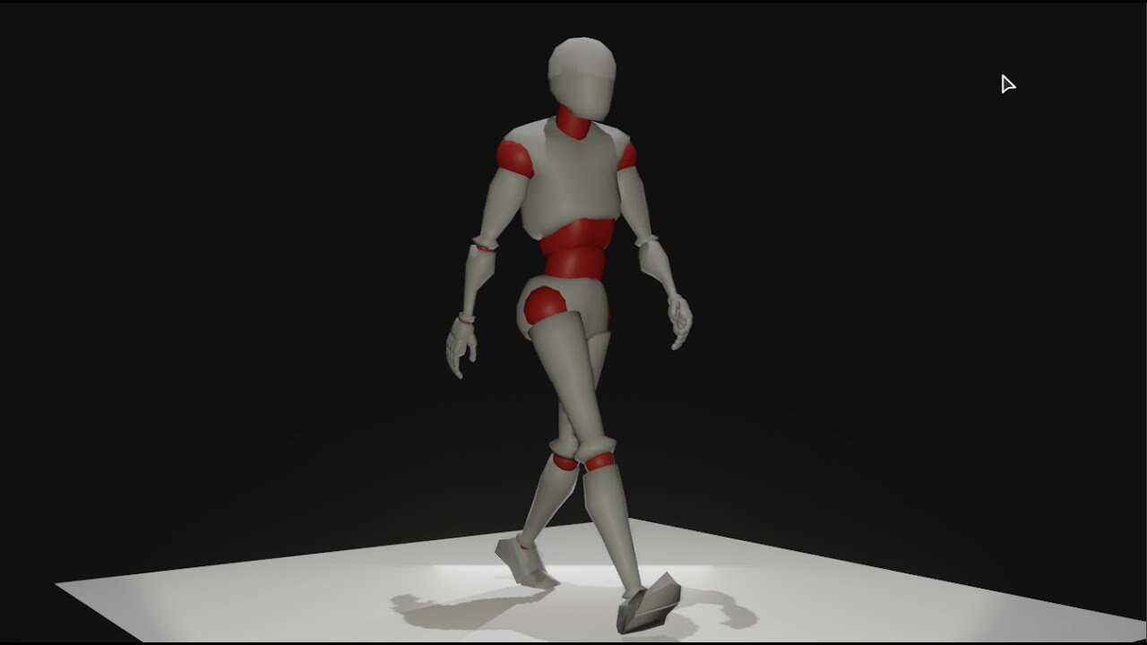 ArtStation - Walk Animation in Blender 3D