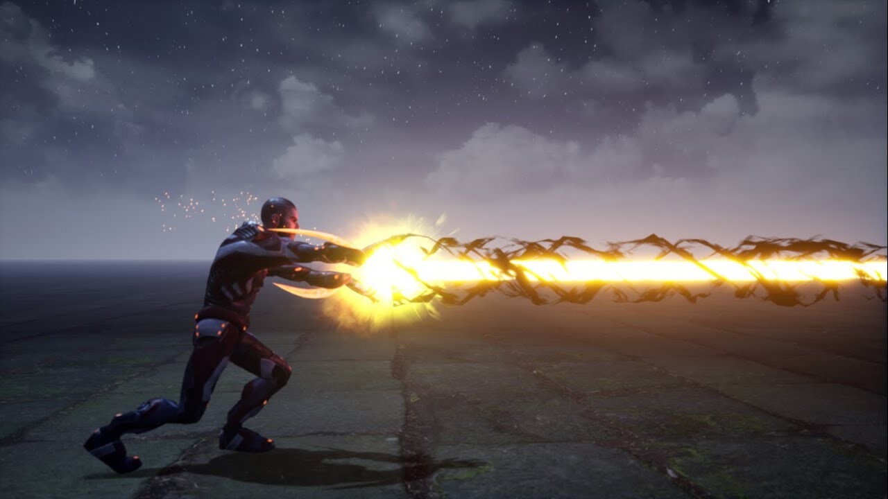 ArtStation - Fire Beam Effect
