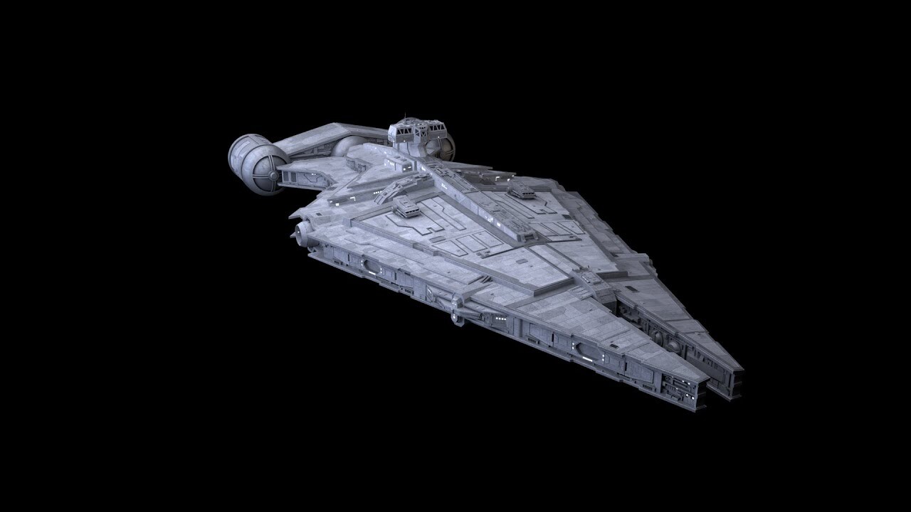 ArtStation - Arqitens class light cruiser
