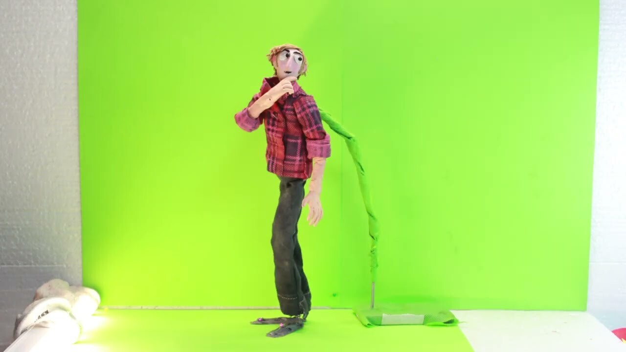 ArtStation - Puppet animation + green screen - TEST
