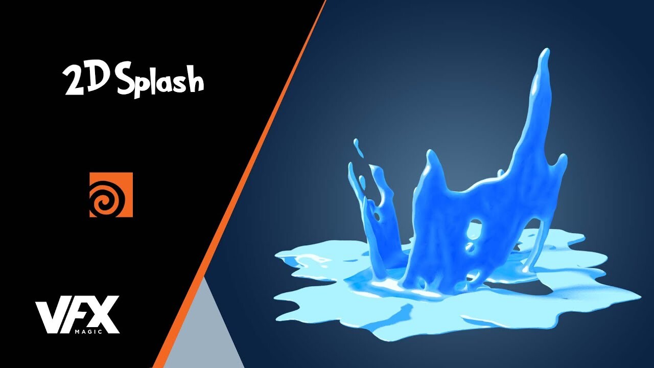 ArtStation - Houdini Stylized Splash