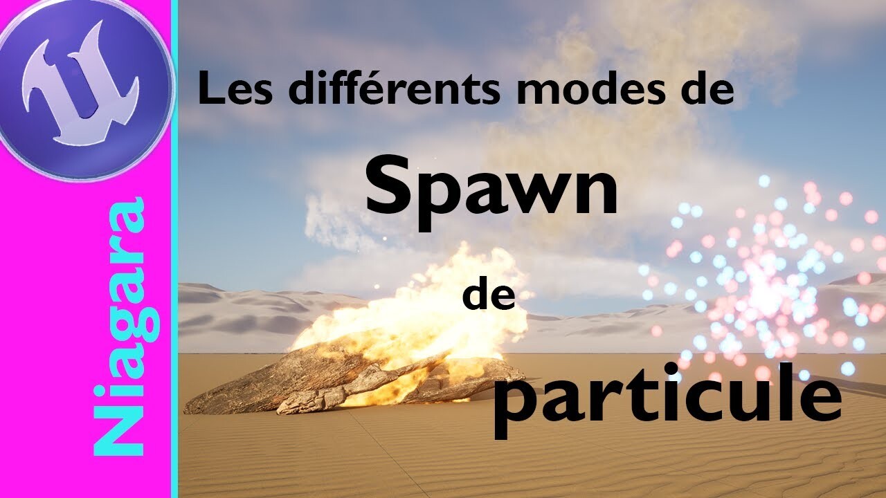 ArtStation - Niagara spawn modes overview - fr