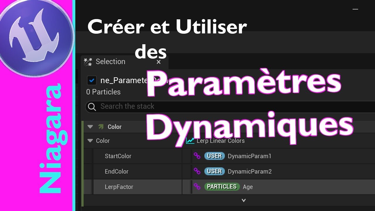 ArtStation - Niagara user parameters overview