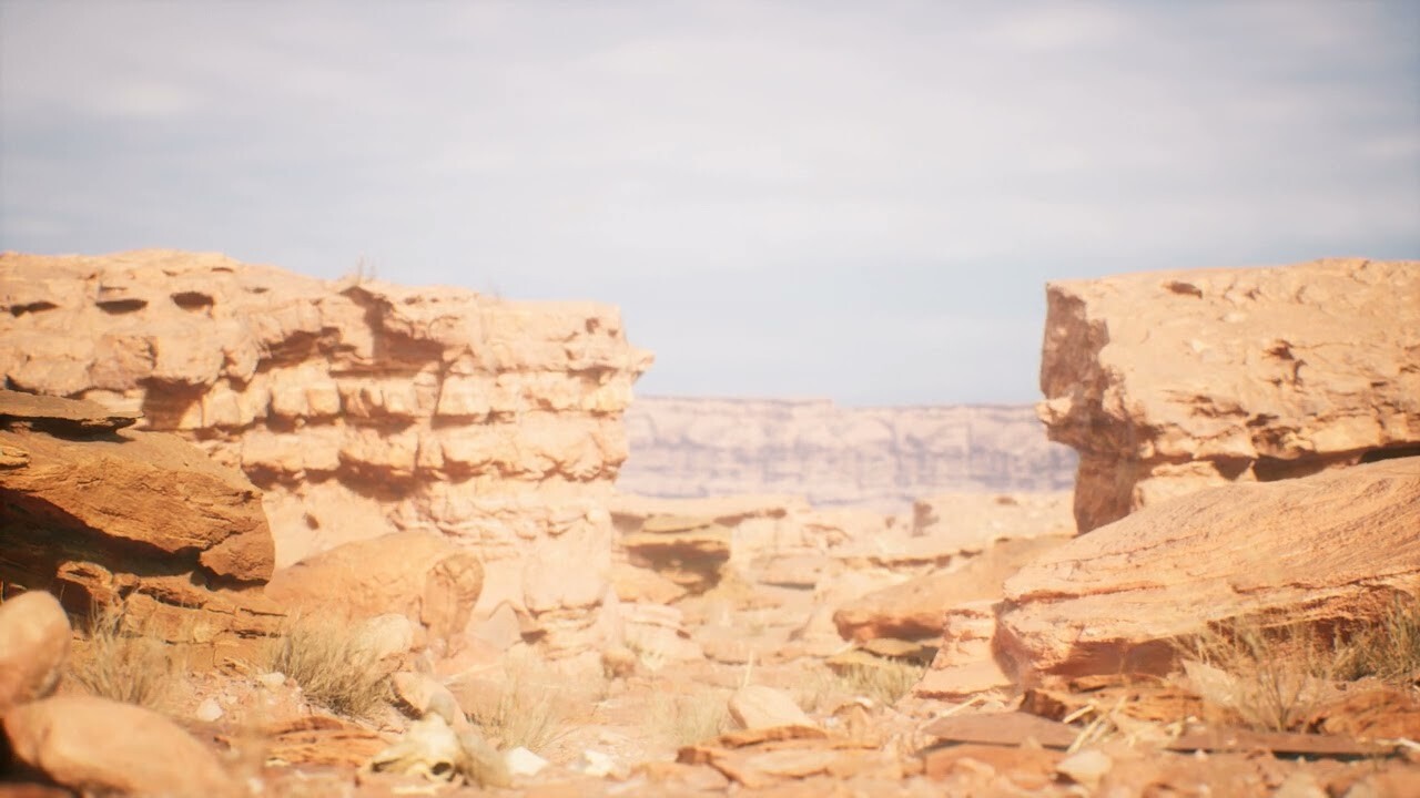 ArtStation - Desert environment VFX