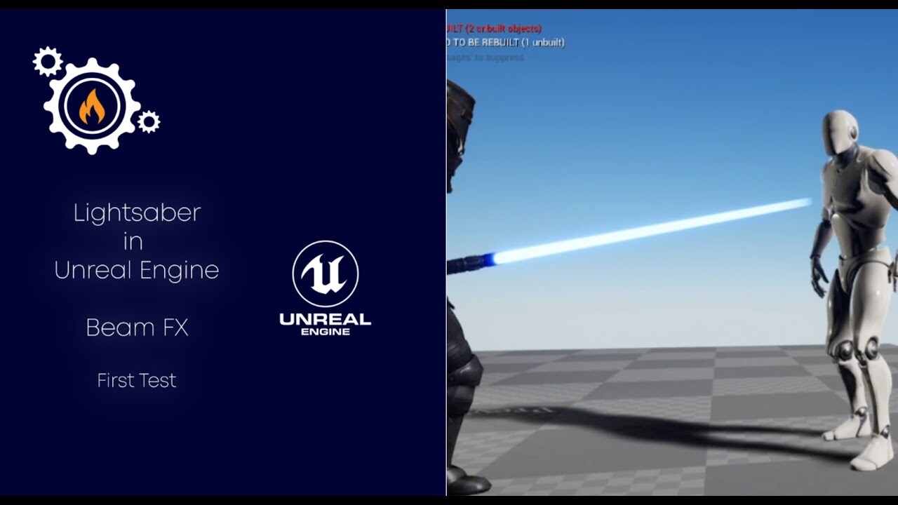 ArtStation - Lightsaber FX in Unreal Engine