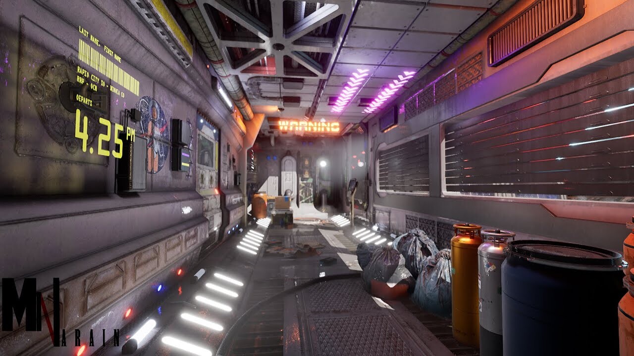 ArtStation - Sci-Fi Space Room