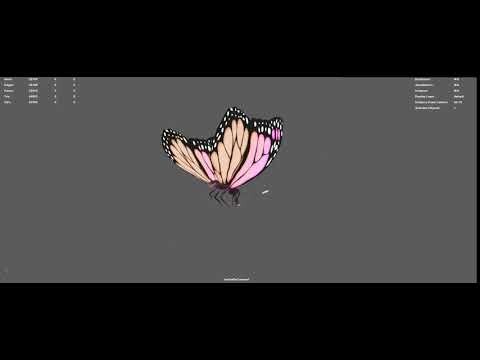 ArtStation - Butterfly Animation and Modeling Maya 3D