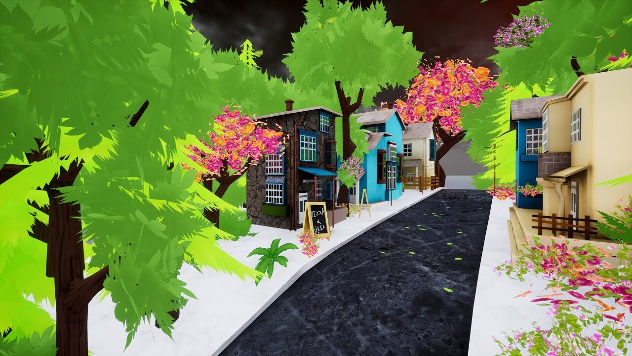 ArtStation - Cartoon environment background