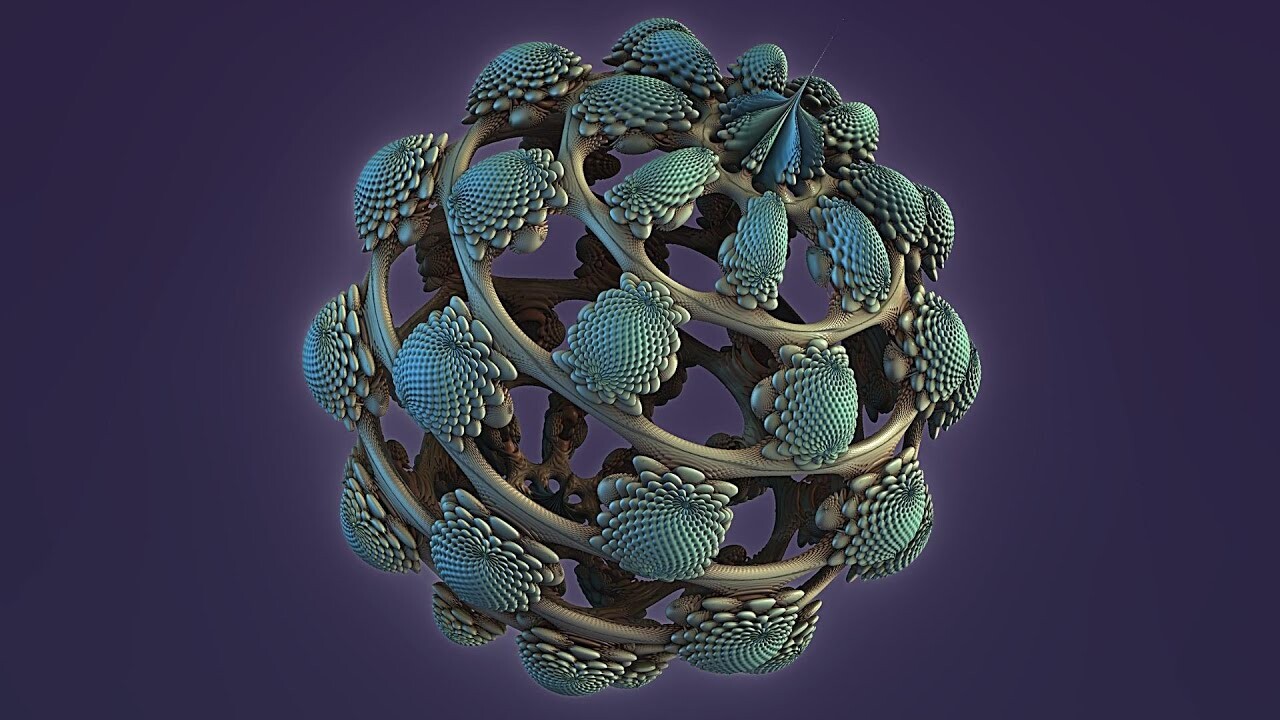 ArtStation - Relaxing music with 3D fractals "Hope" 432 Hz