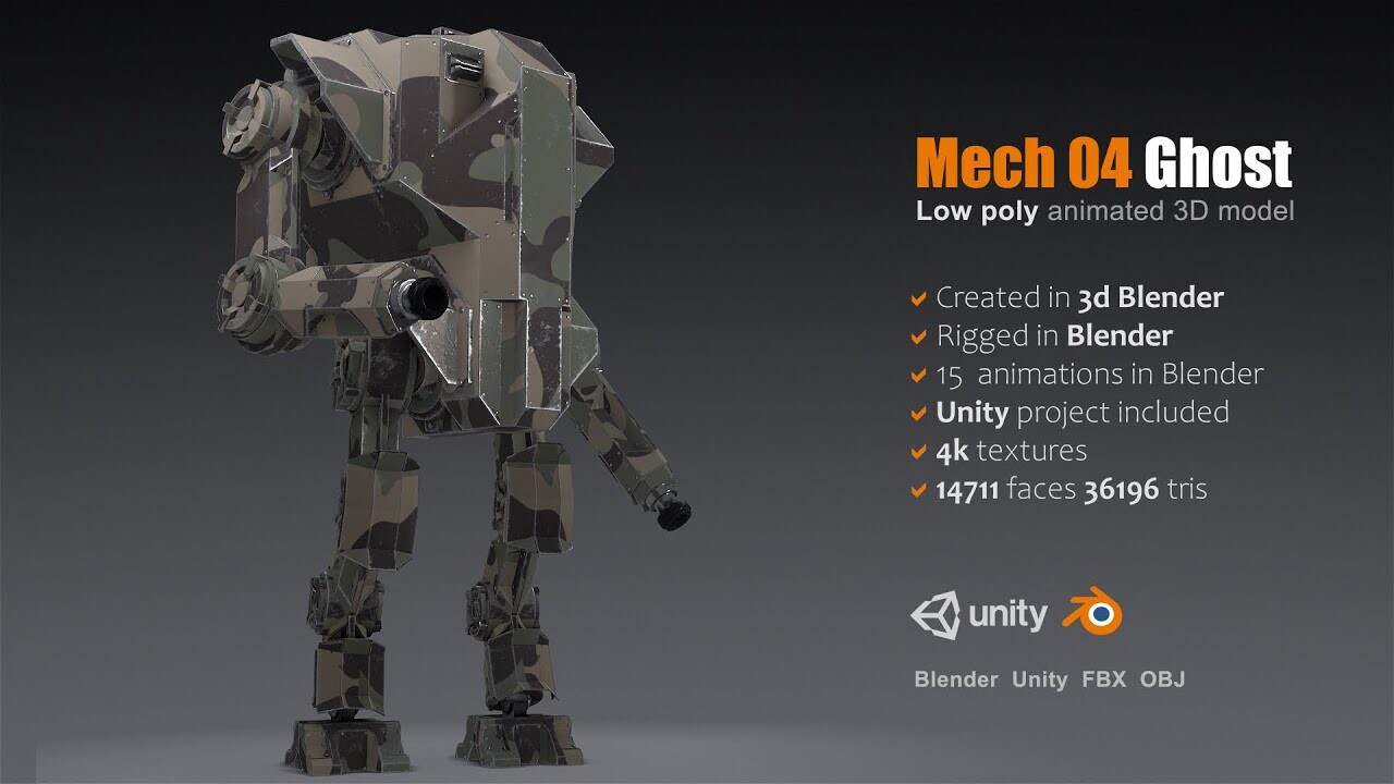 ArtStation - Mech 04 - Ghost