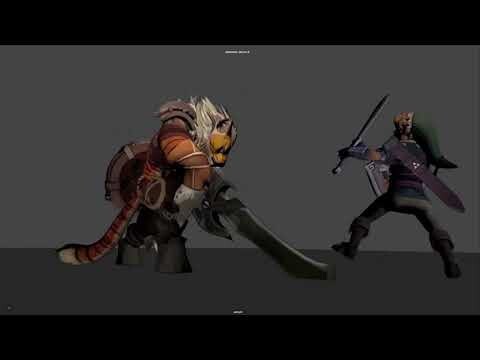 ArtStation - Zelda Fight Animation