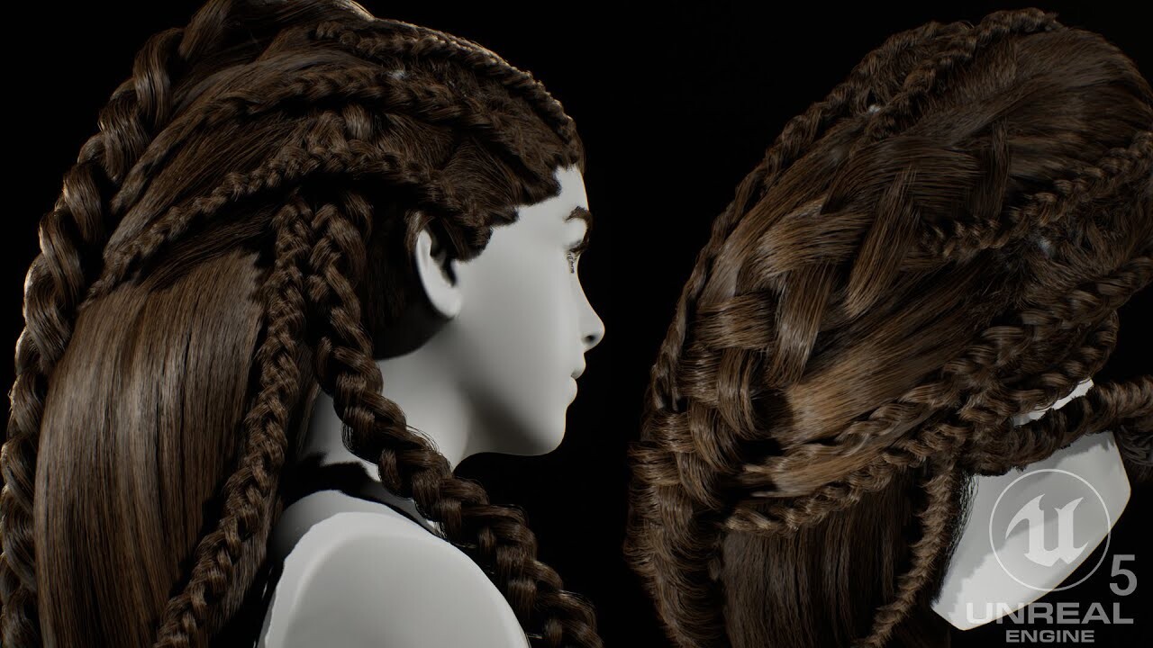 ArtStation - Realistic Real-time Hair