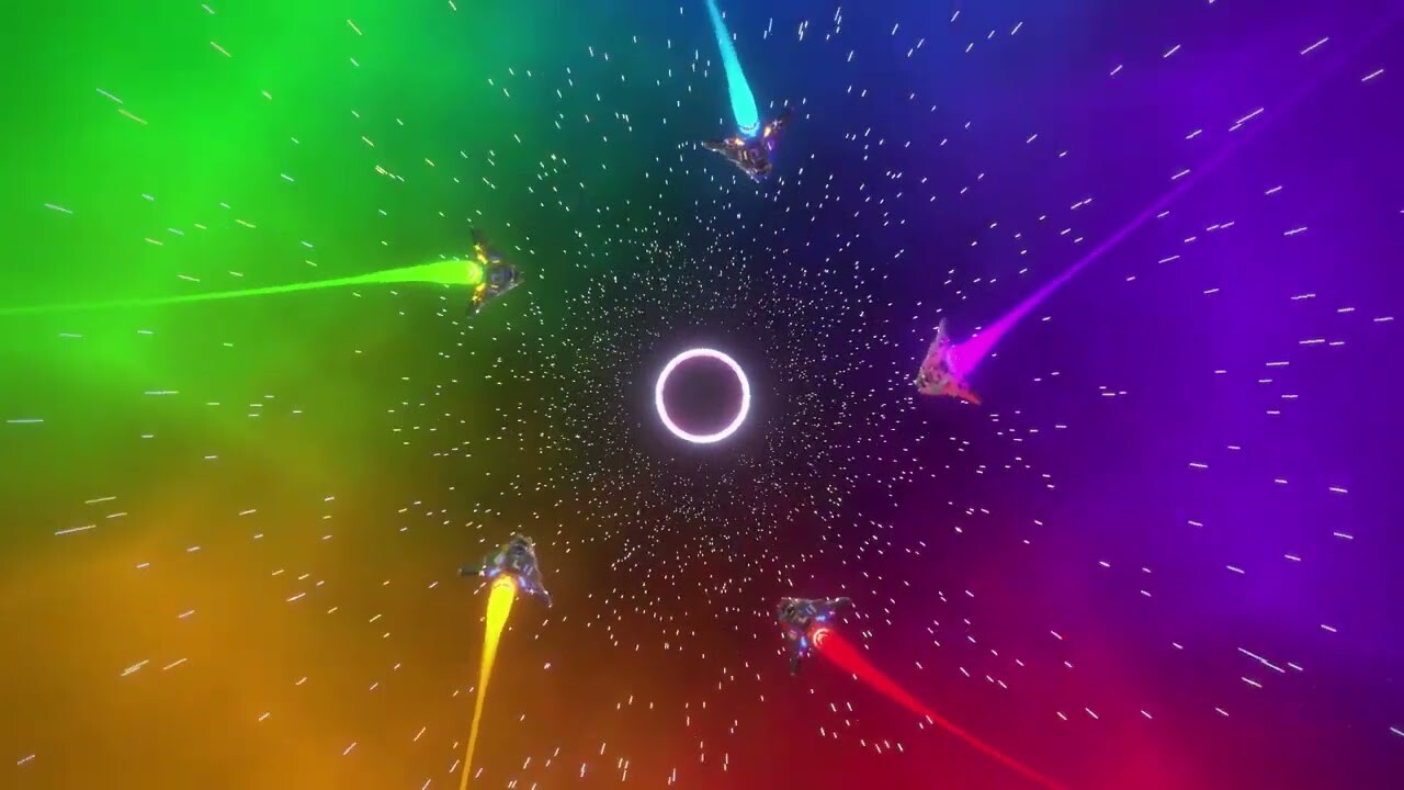 ArtStation - Rainbow Spaceship Loops