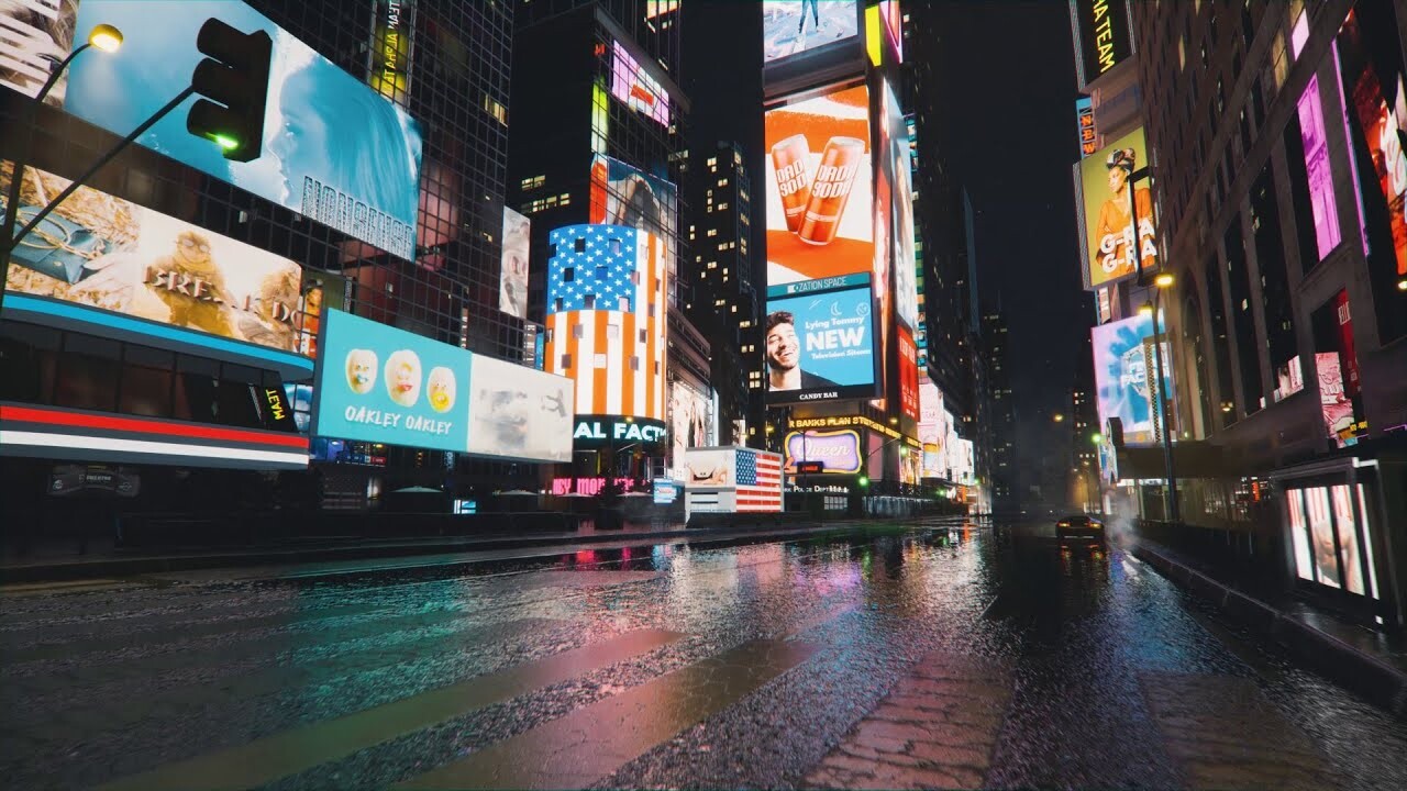 ArtStation - [UE5] Times Square environment showcase