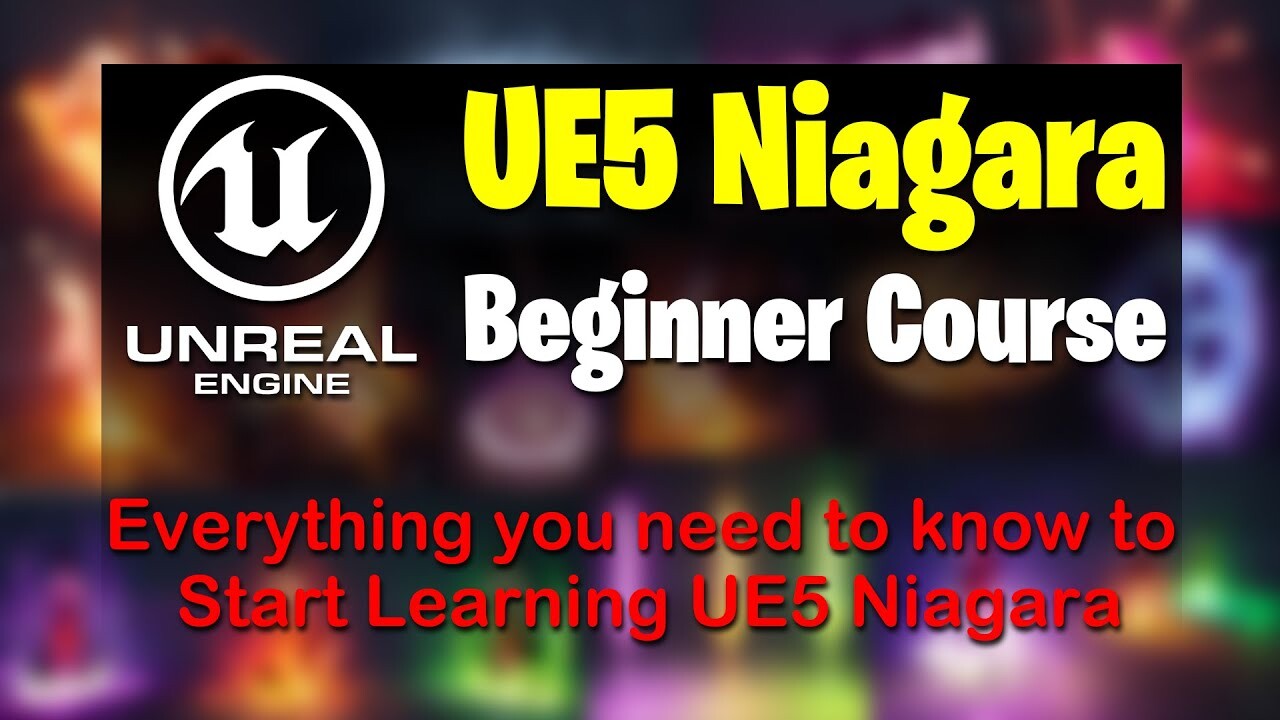 ArtStation - Unreal Engine 5 Niagara Beginner Tutorial - UE5 Niagara Starter Course!
