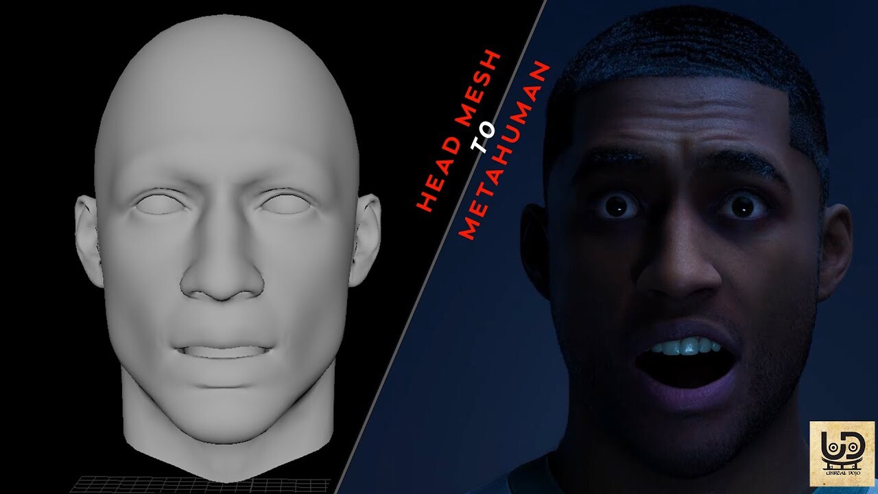 ArtStation - Unreal engine 5 : Mesh to Metahuman Made Easy