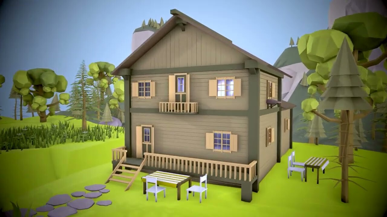 ArtStation - Low Poly Forest Environment