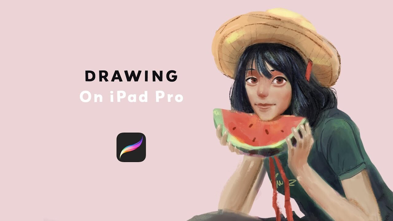 ArtStation - Girl with watermelon digital art