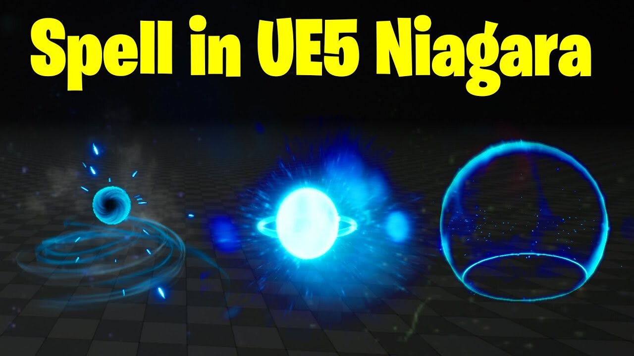 ArtStation - Spell FX in UE5 Niagara Tutorial | Download Files