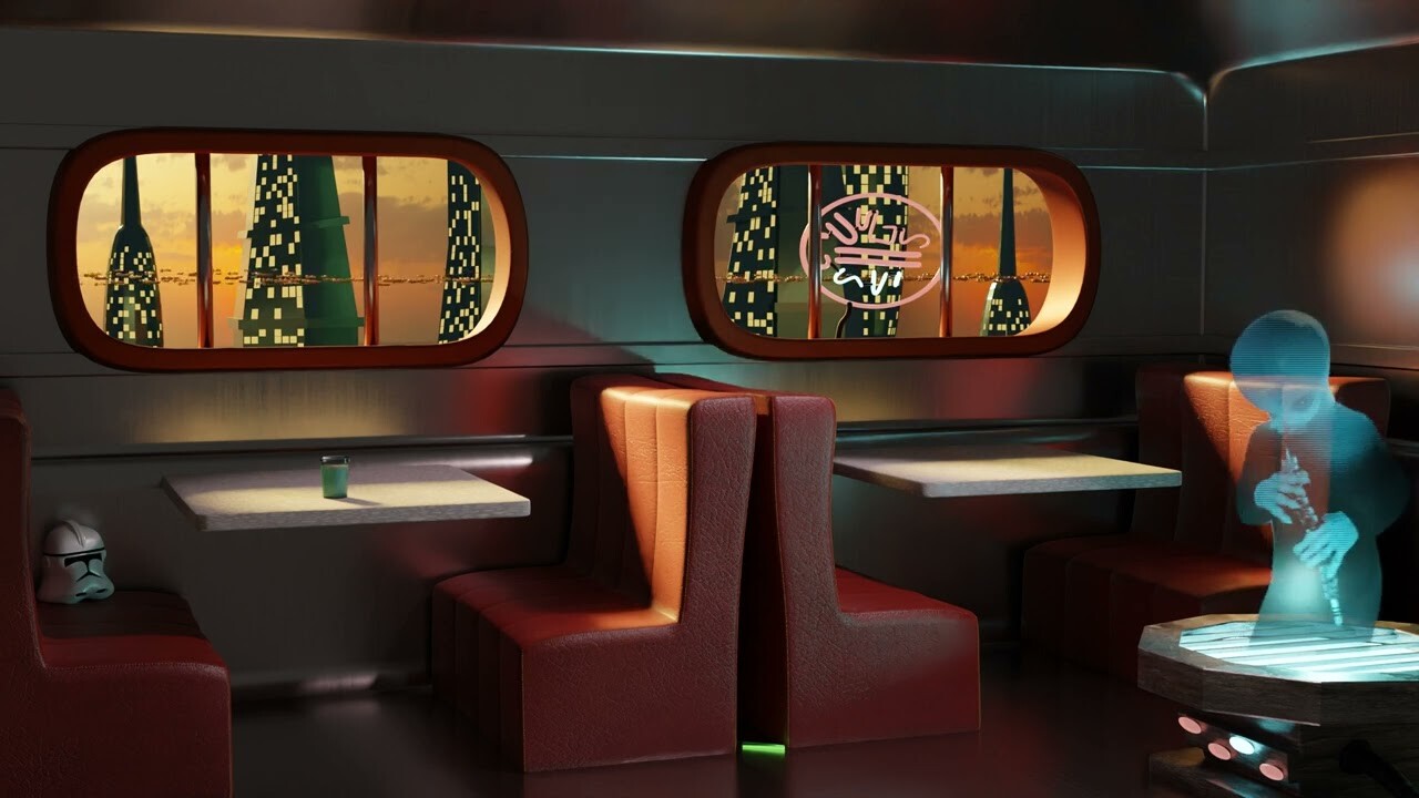 ArtStation - Star Wars Relax Diner Video