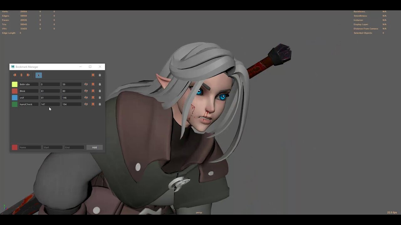 ArtStation - game Idle animation (low health)