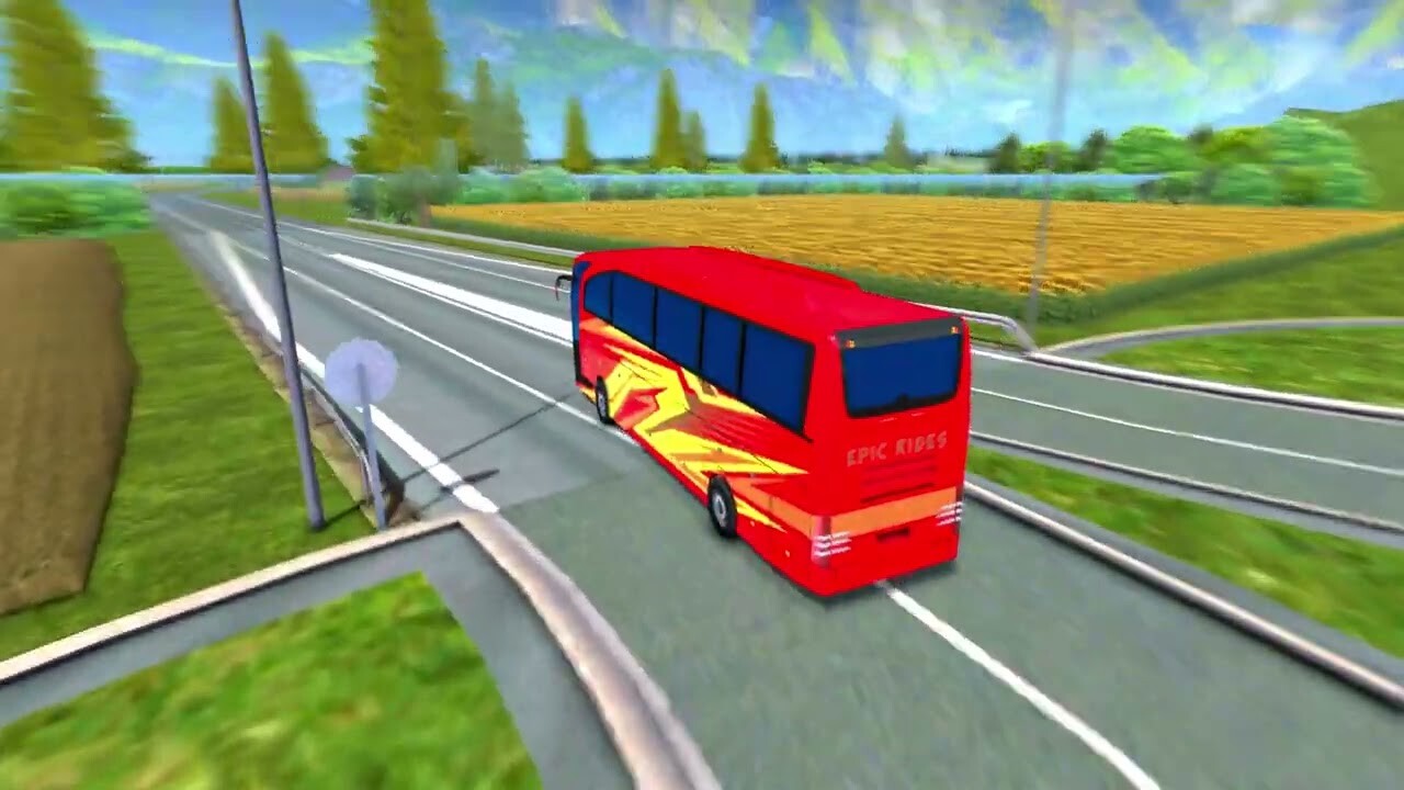 ArtStation - Bus Simulator game environment in Unity
