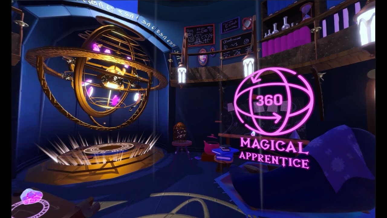 ArtStation - 360 Decor VR game Magical Apprentice