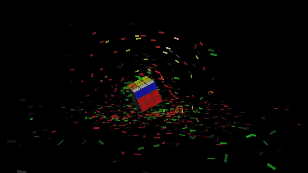 ArtStation - Houndini cube / particle effect animation