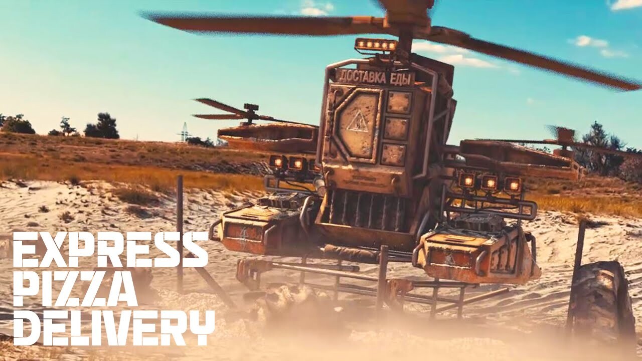 ArtStation - Express pizza delivery, 3d animation: 3dsMax + Blender + PremierePro