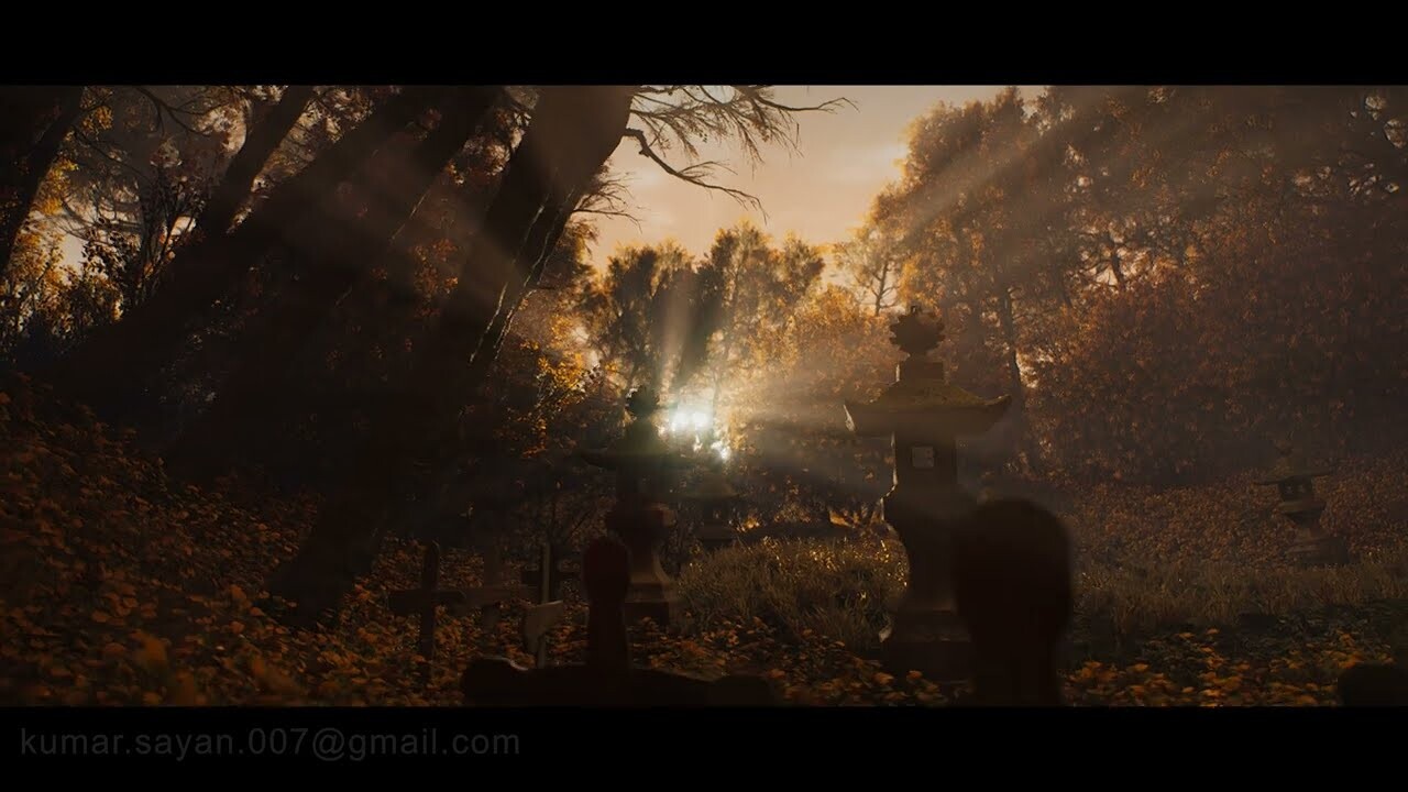 Kumar Sayan Barui - Unreal Engine 5.0 Lighting / Misty Forest