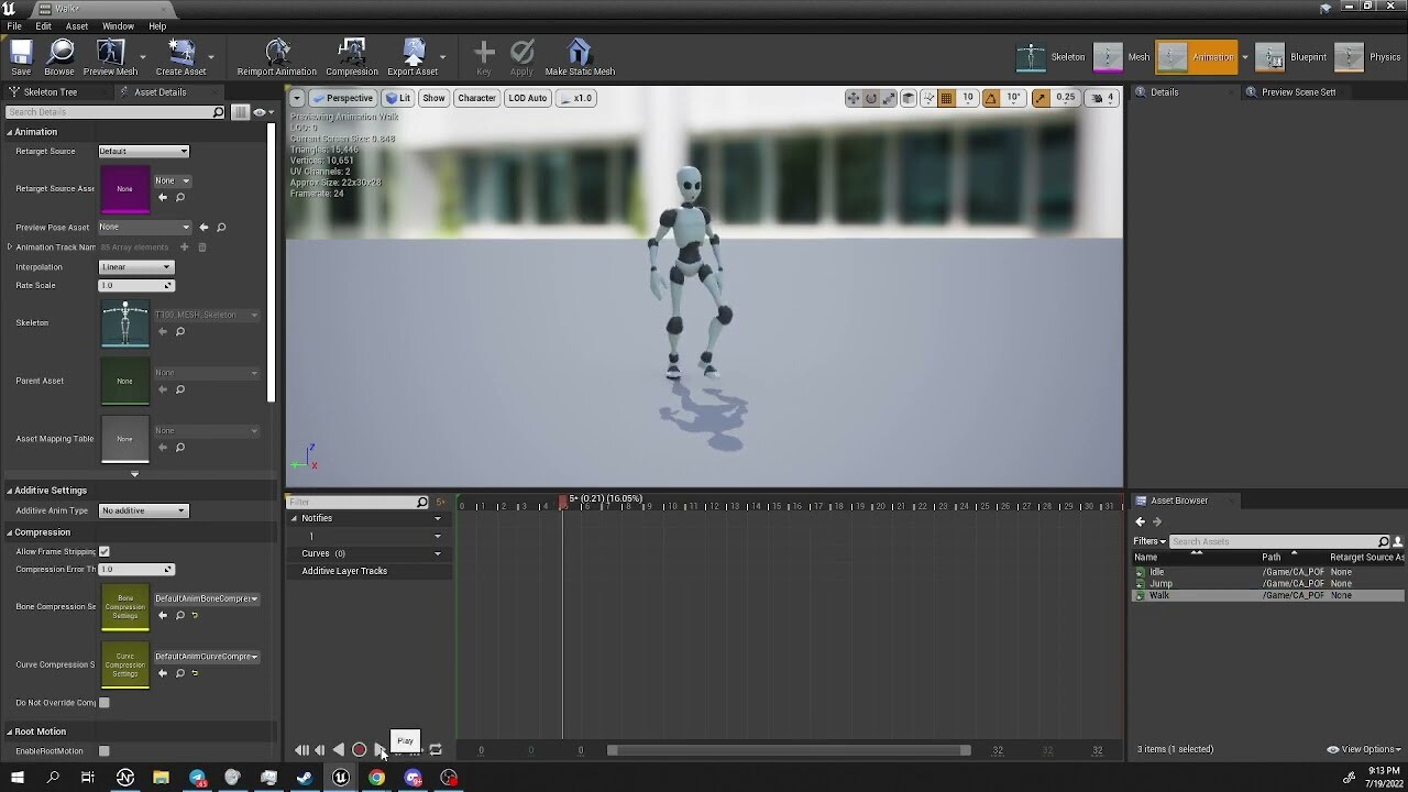 ArtStation - 3D Animation Walk/Run/Jump Cycle Attempt