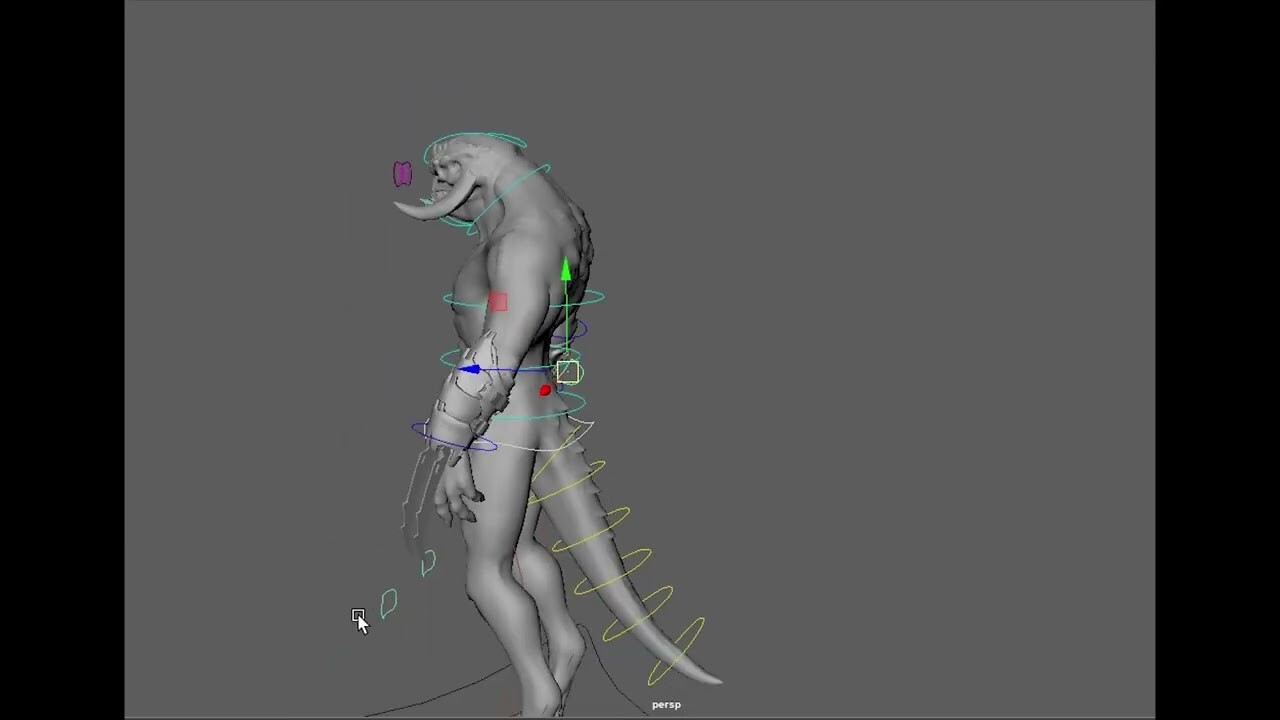 ArtStation - Monster rigging