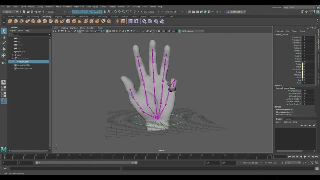 ArtStation - Rigging Mano