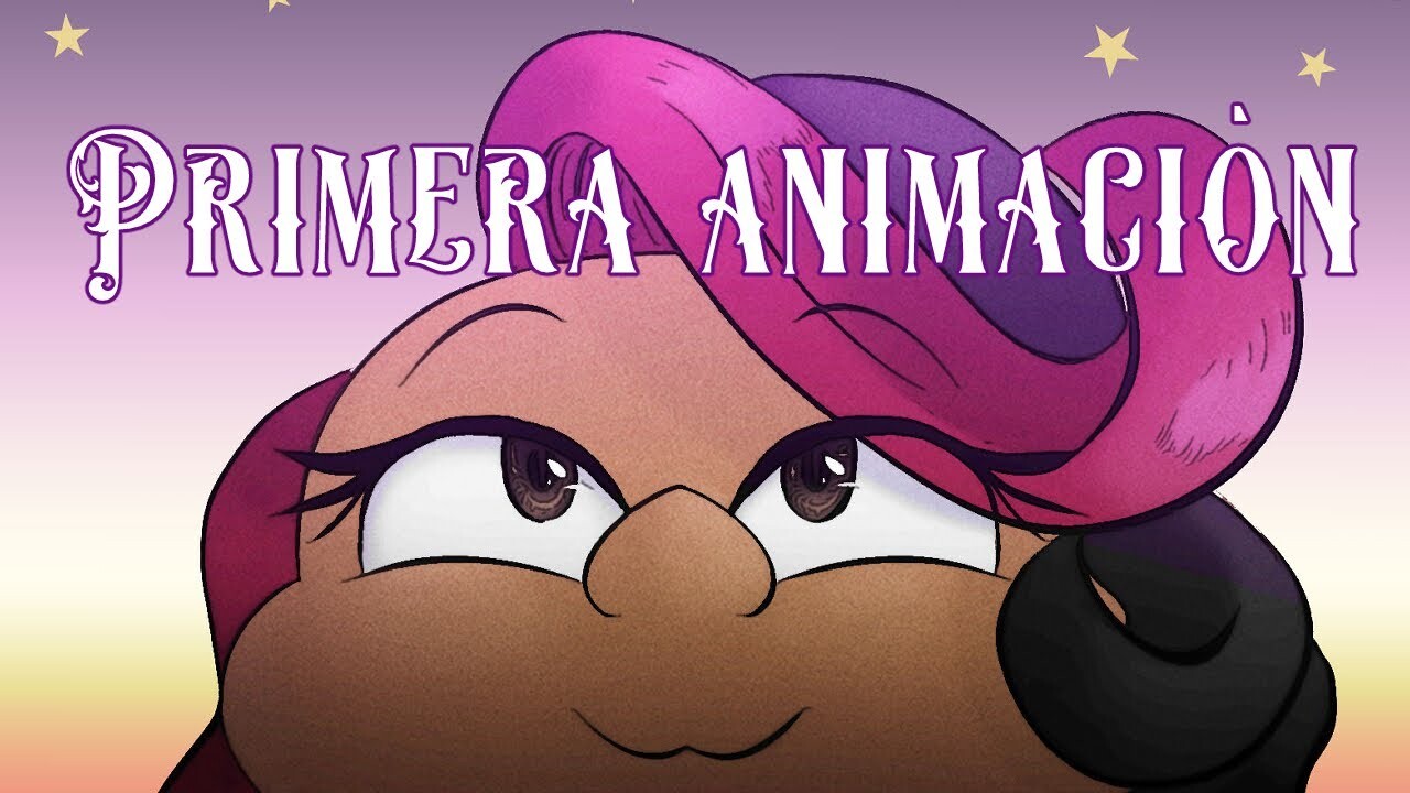 ArtStation - 2D animation Lady CG