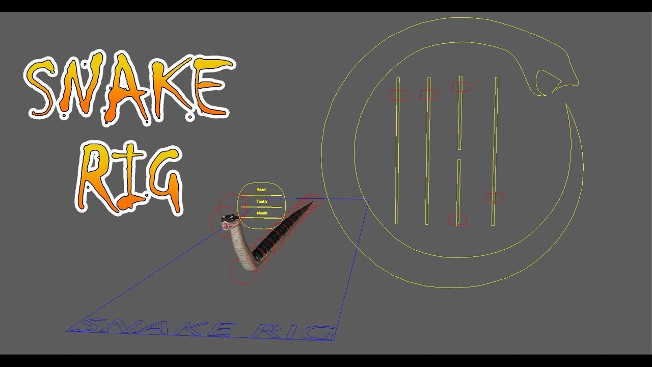 ArtStation - Snake Rig