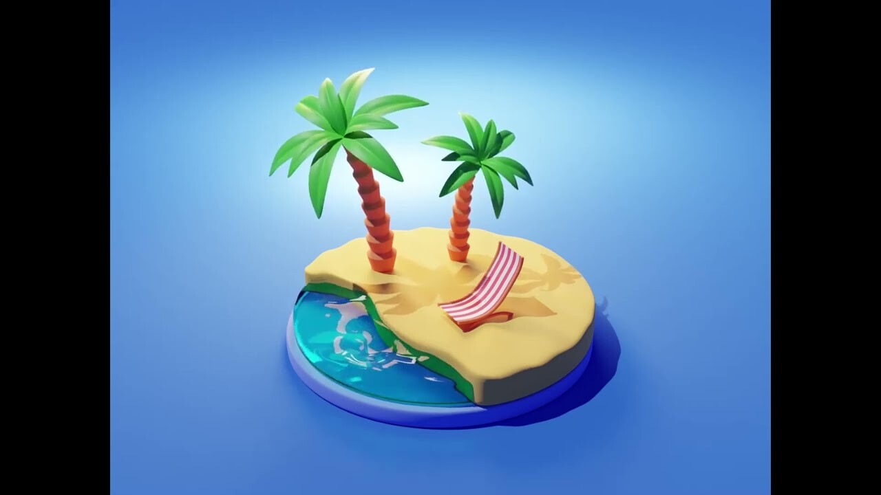 ArtStation - Beach 3D Short Animation