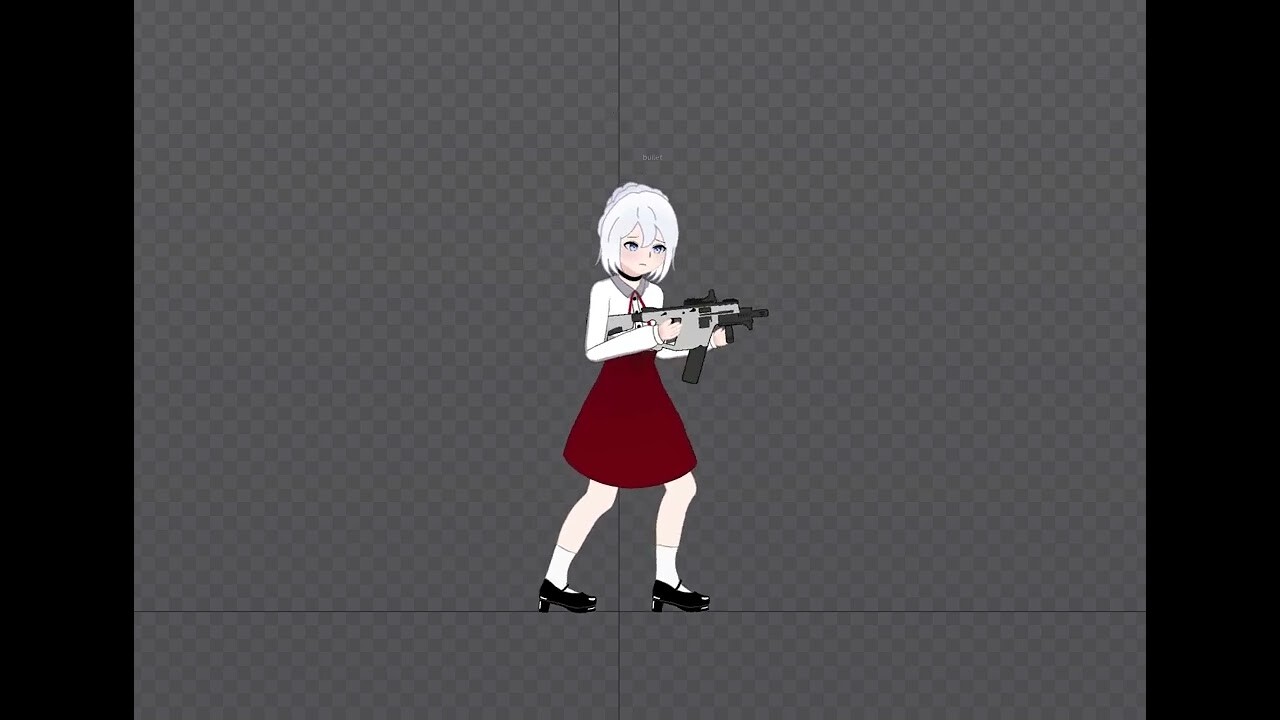 ArtStation - Submachine Gun Girl