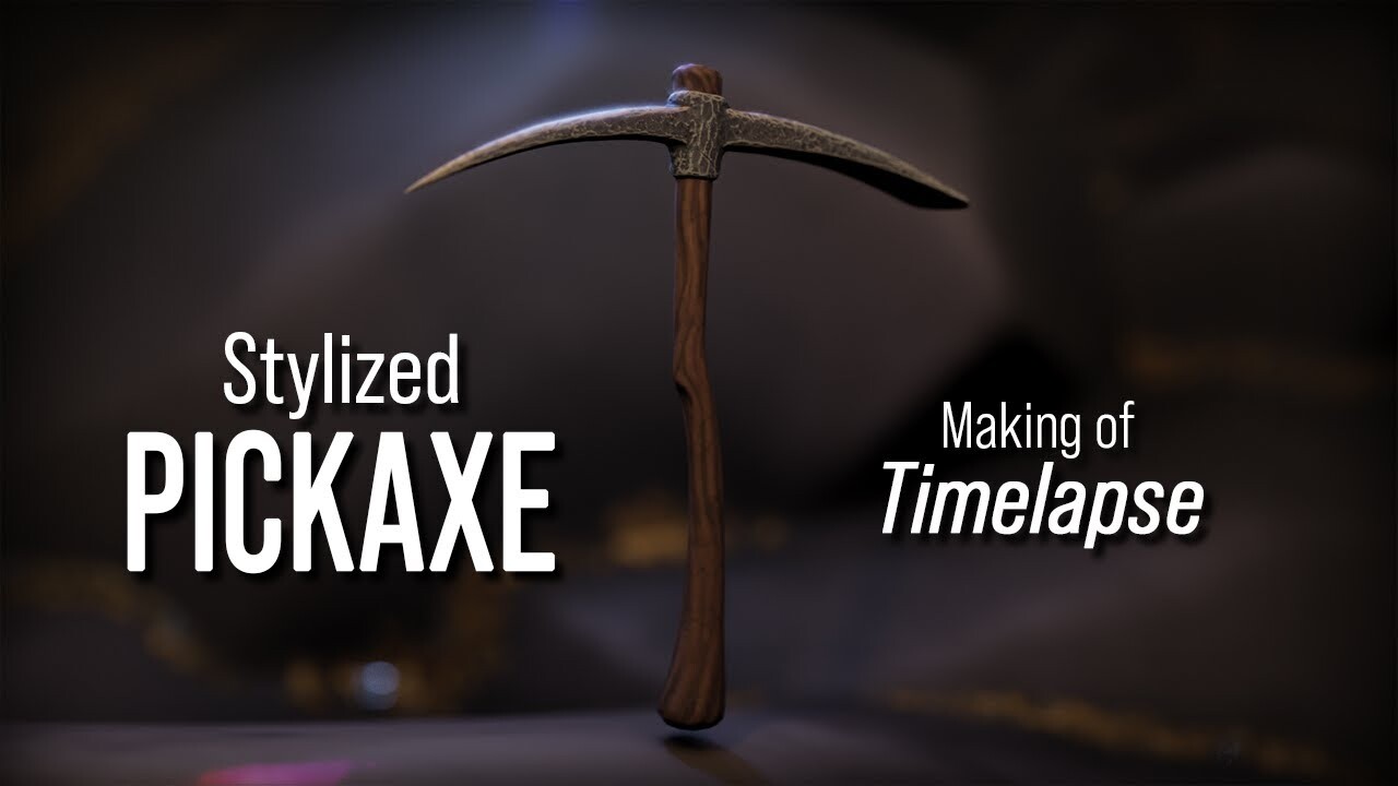 ArtStation - Stylized Pickaxe