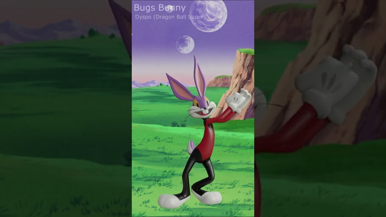 ArtStation - Bugs Bunny as Dyspo from Dragonball Super