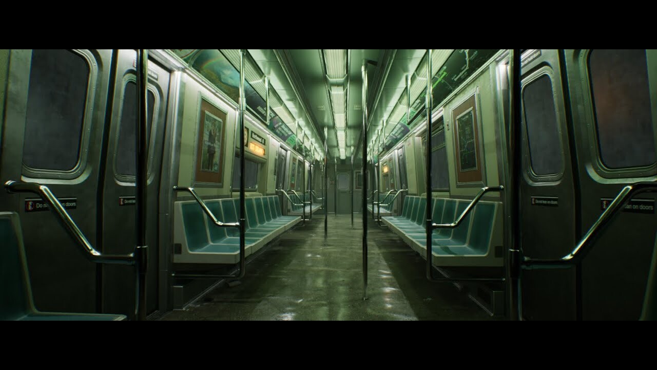 ArtStation - Subway Train Lighting