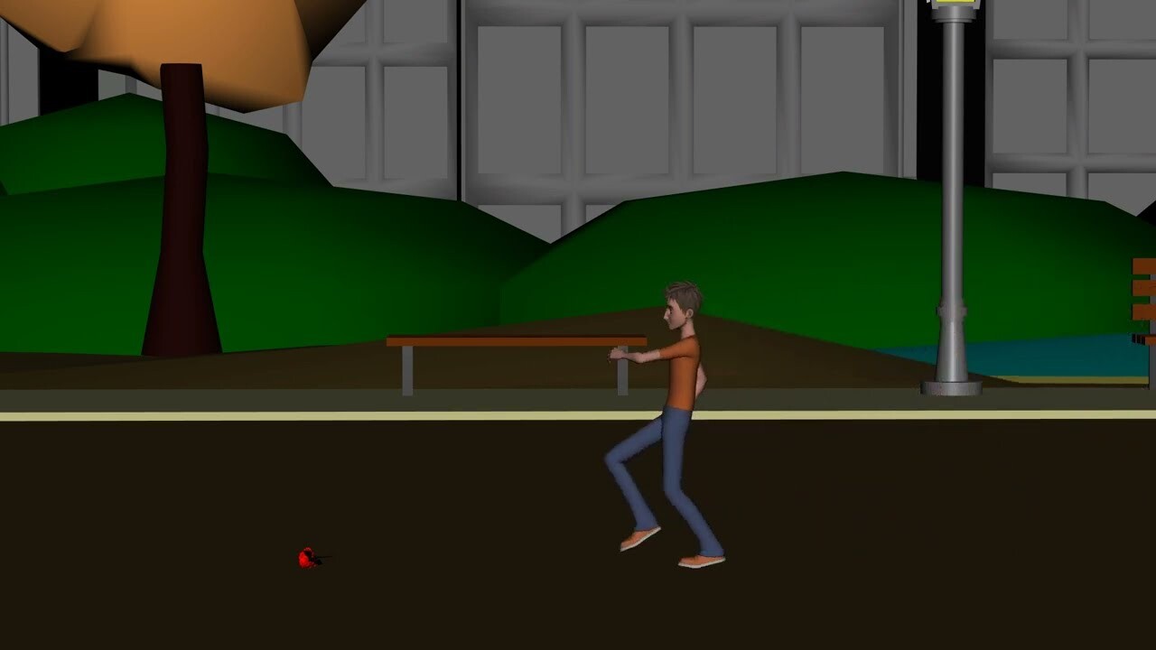 ArtStation - Funny 3d Character dead animation