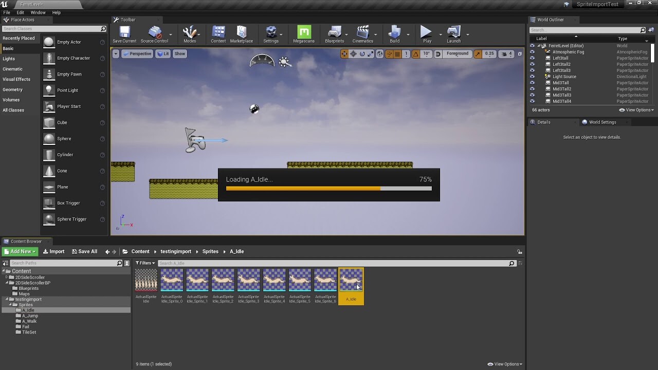 ArtStation - Unreal 2D Animation Tests