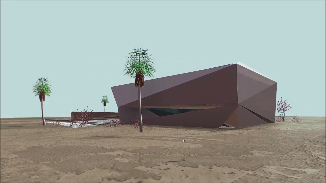 ArtStation - Tryfield_ Desert house Design